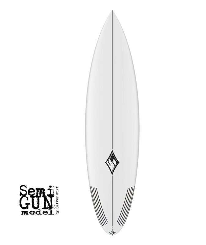 Semi Gun - Silver Surf Surfboards