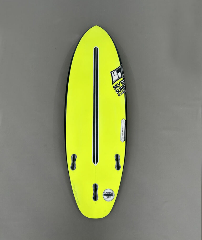 Outlet Prancha 5’6 Easy Rocket – 25.5 litros Epoxy Carbon Flex - Silver ...